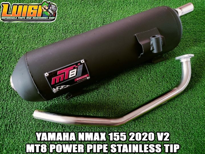 MT8 YAMAHA NMAX 155 V2 POWER PIPE STAINLESS TIP | Lazada PH