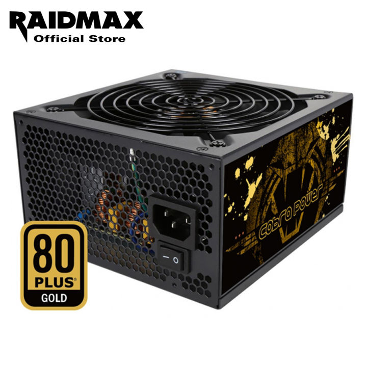 Raidmax Cobra RX-800AE-M Fully Modular 80+ Gold 800W Power Supply Unit ...
