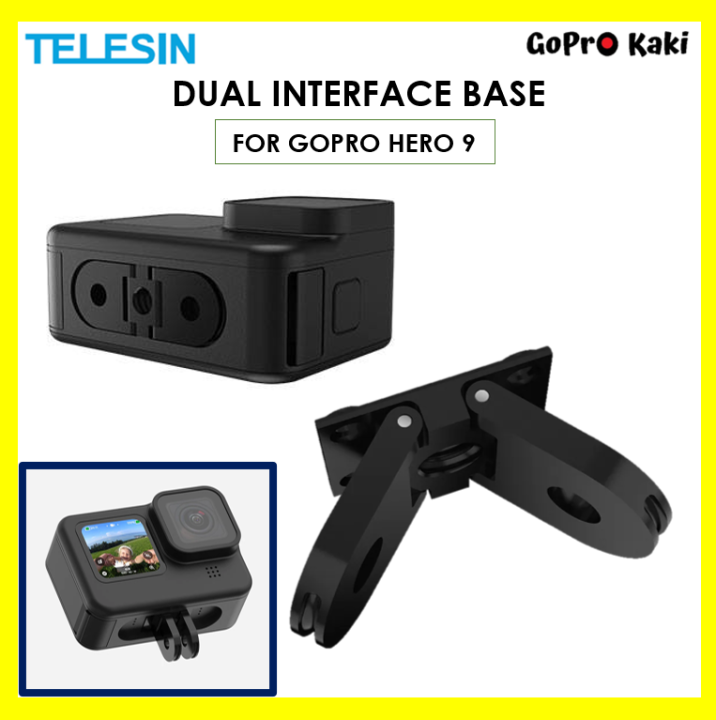 Telesin Dual Interface Base For GoPro Hero 9 ( Ship From Malaysia ...