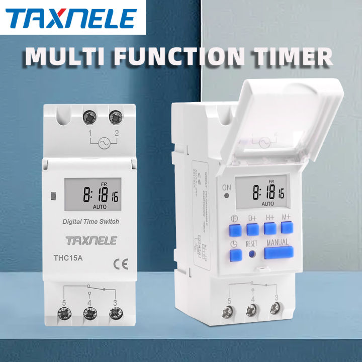 Digital Timer Switch THC15A Electronic Weekly 7 Days Programmable Relay ...