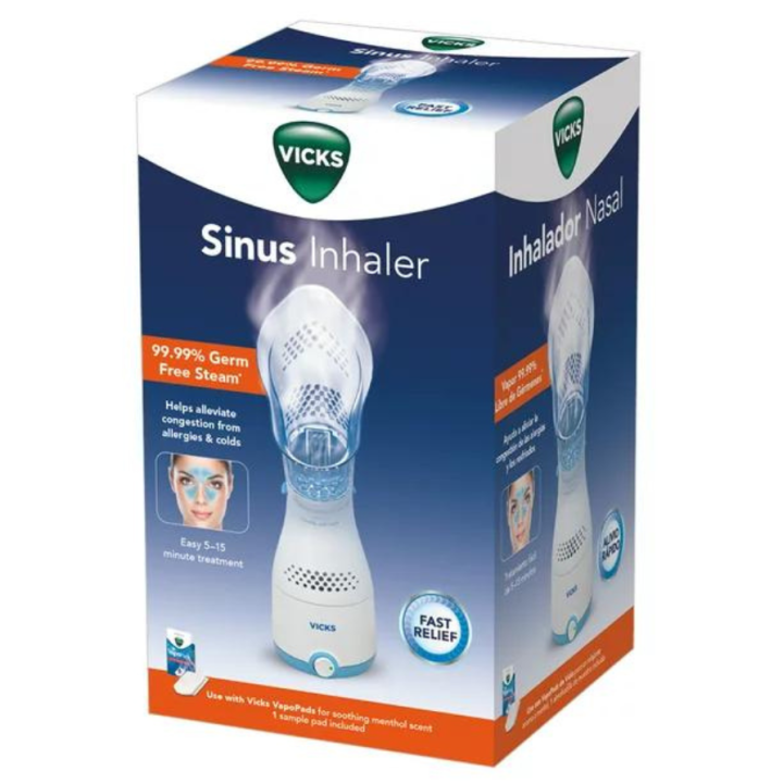 Vicks Sinus Inhaler 99.99% Germ Steam, VIH200V1, 120V (White) | Lazada PH