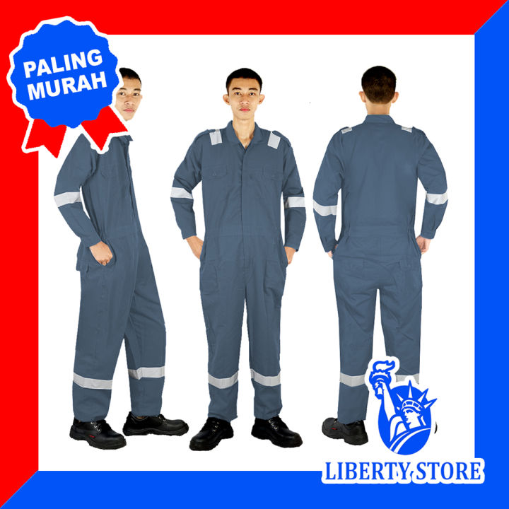 Baju Wearpack Langsungan Safety DBEST Kerja Proyek Coverall Scotligh ...