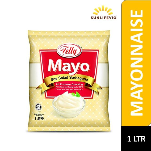TELLY MAYO ALL PURPOSE DRESSING / MAYONNAISE / BURGER MAYO 1 LITRE | Lazada