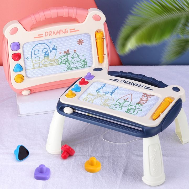 Children Magnetic Drawing Tablet Desk Sketchpad Toys Painting Writing ...