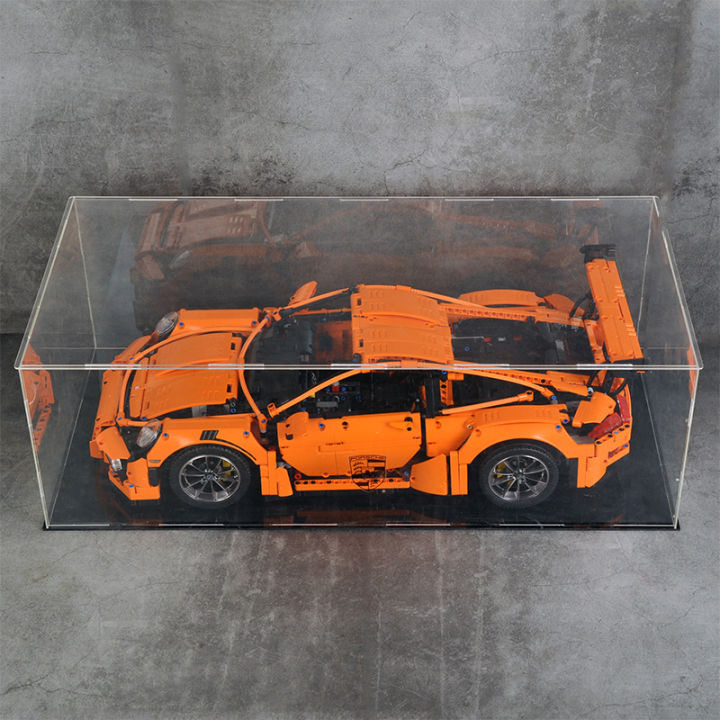 Acrylic 42056 Porsche 911 building block gt3 Gaole RS storage dust box ...