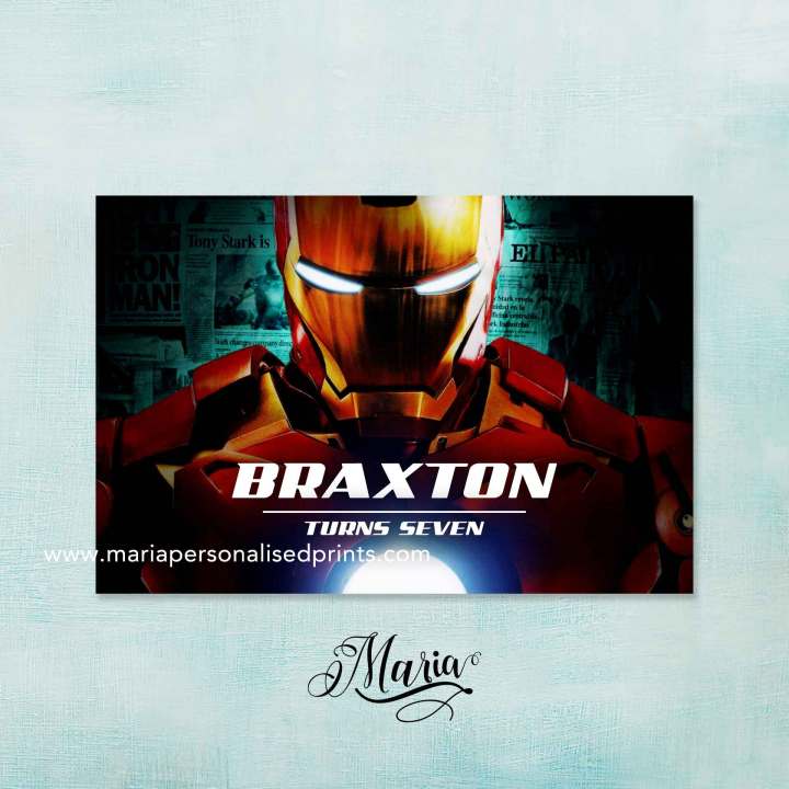 Iron Man Birthday banner Backdrop | Lazada PH