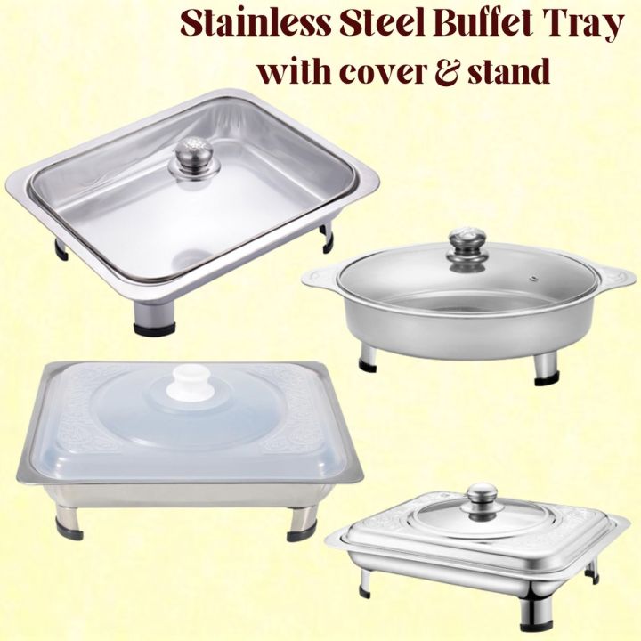Stainless Steel Buffet Tray/Serving Tray/ Catering Food Server/ Chafing ...