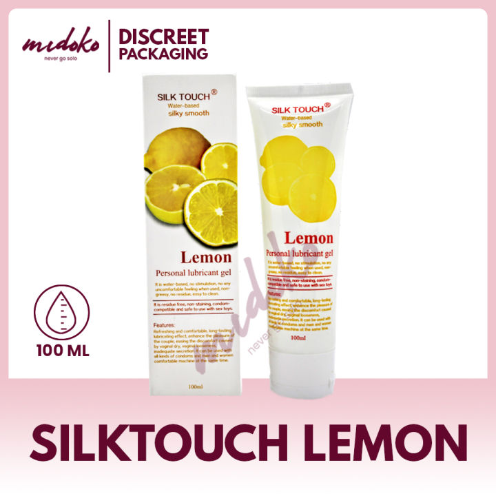 Midoko Silk Touch Pleasure Sex Lube Anal Sex Toy Lubricant 100 ml Lemon ...