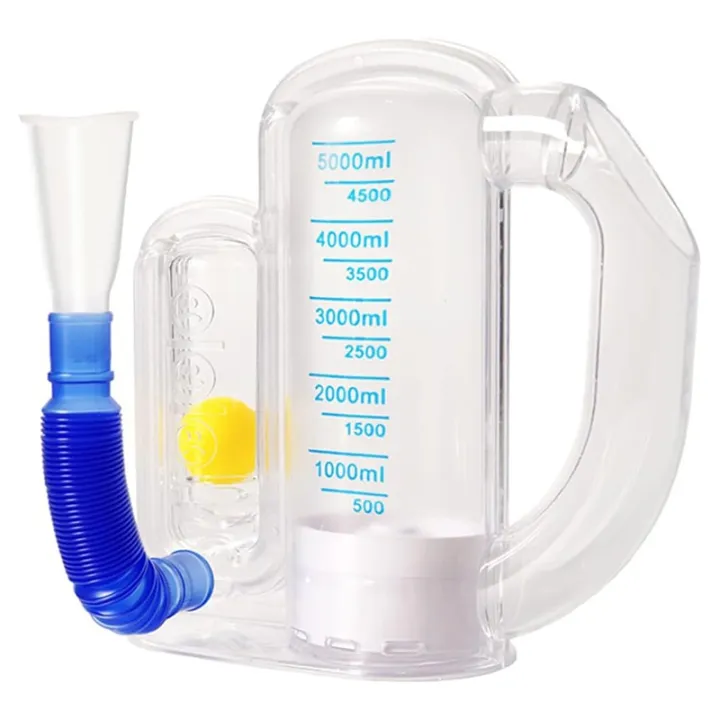 Breathing Exercise Device for Lungs,Deep Breathing Trainer with Flow ...
