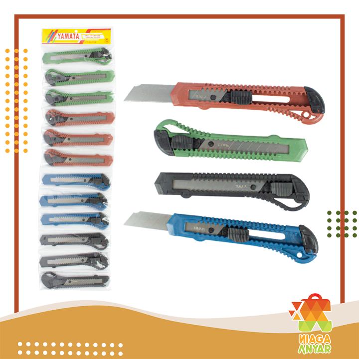 NA Pisau Cutter Geser / Piso Cuter Kater Potong Besar Pemotong Dus ...