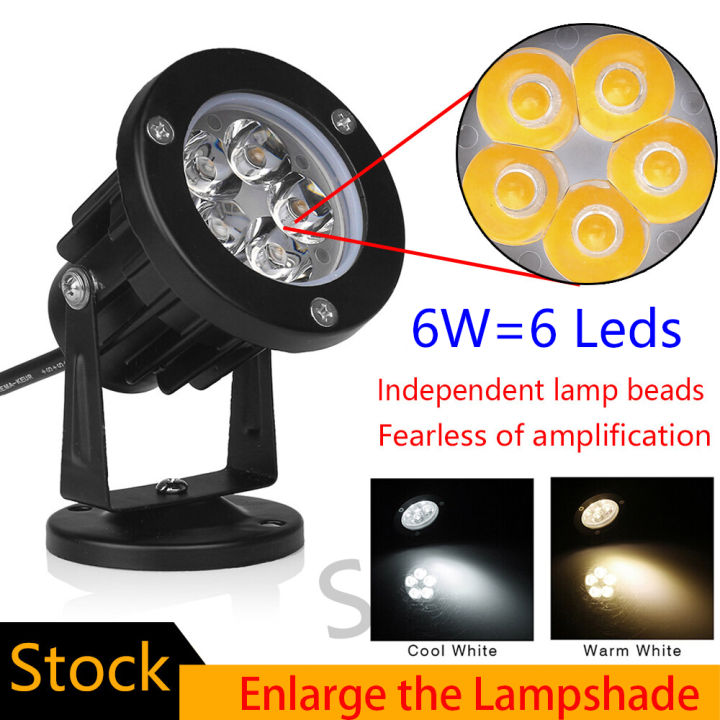 【Ready Stock】6W Underwater Light 6W LED Lawn Garden Flood Light Yard ...