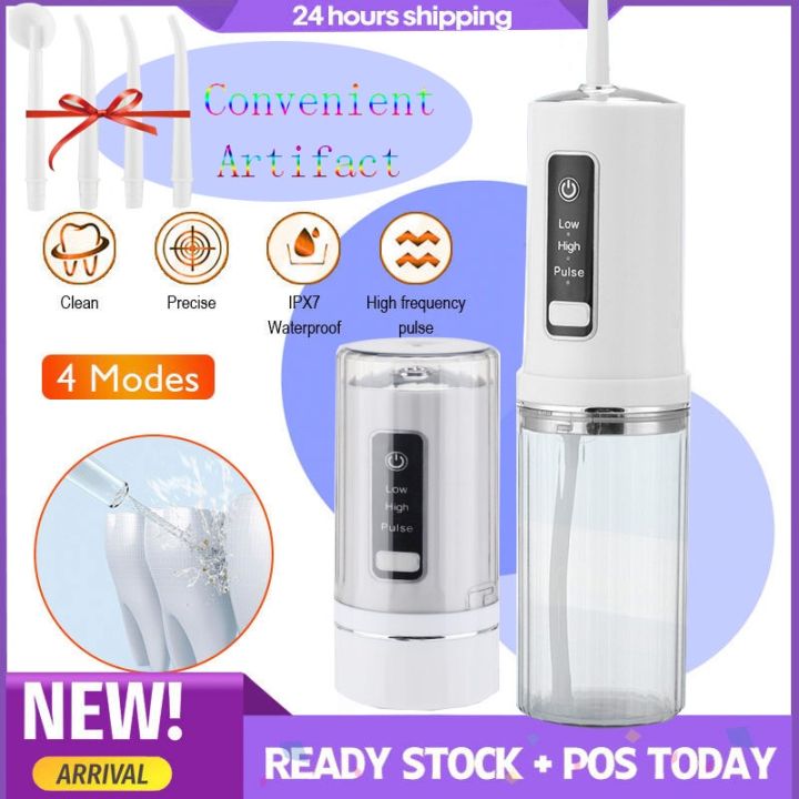 Portable Oral Irrigator Dental Floss Water Flosser Oral Care For Teeth ...