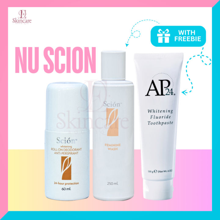NU SKIN PRODUCTS AP24 TOOTHPASTE | SCION ANTI-PERSPIRANT DEODORANT | FEMININE WASH | Lazada PH