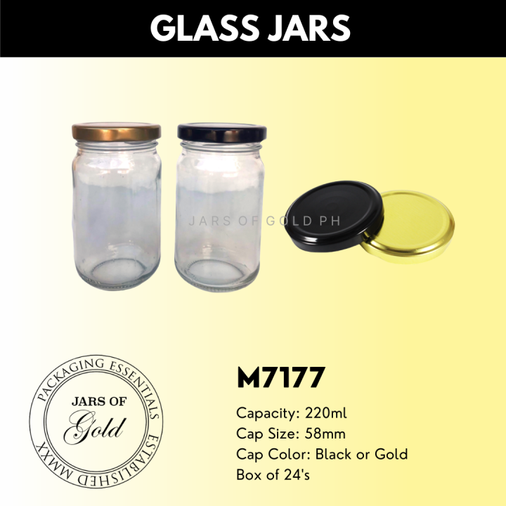 [24PCS with FREE SEAL] 8 oz Glass Bottle with Lid - M7177 | Lazada PH