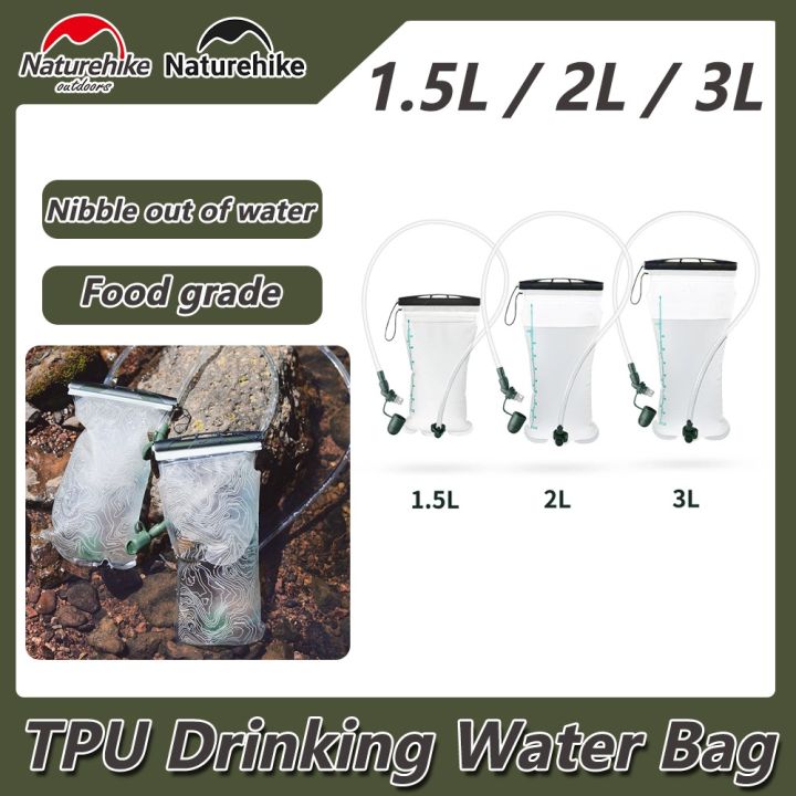 Naturehike TPU Drinking Water Bag 1.5L 2L 3L Water Bladder Hydration ...