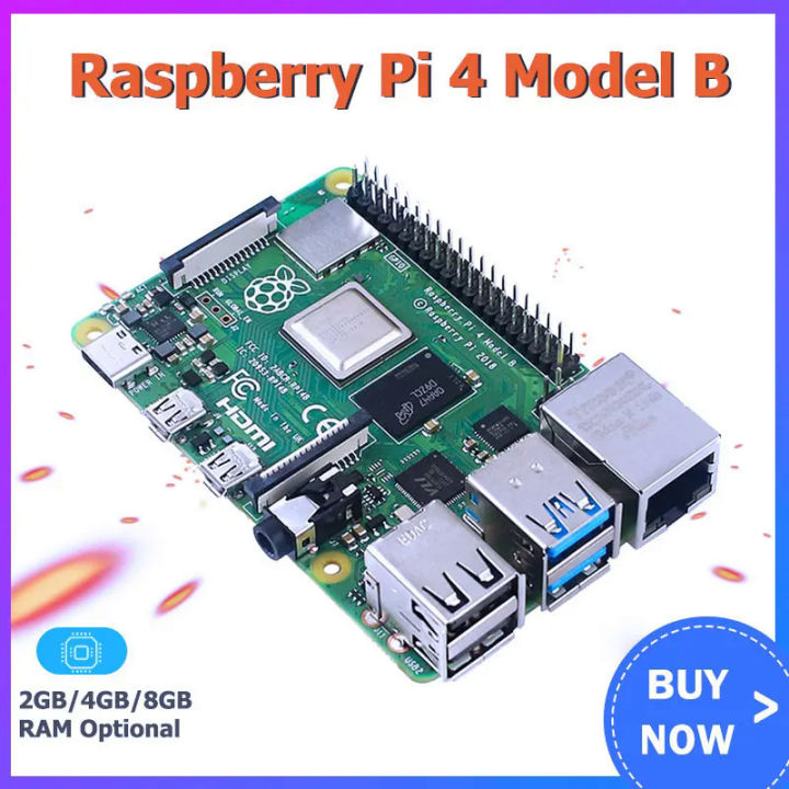 Original Raspberry Pi 4 Model B 4b 8GB/4GB/2GB RAM BCM2711 Quad Core ...
