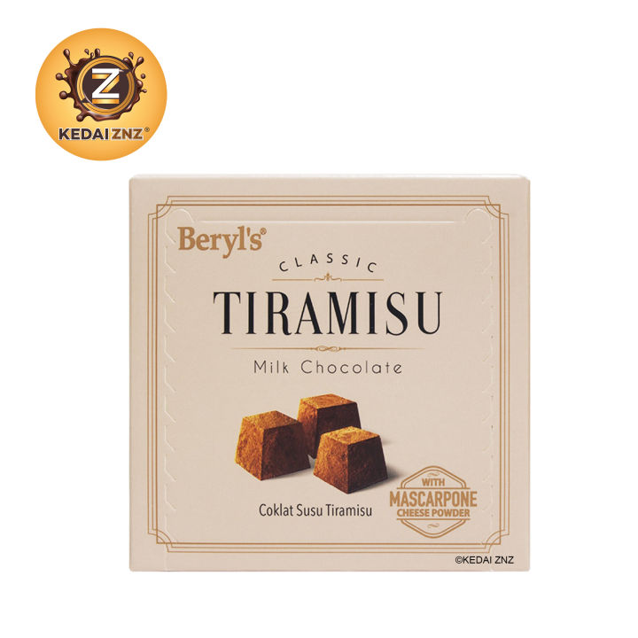 Chocolate Beryl’s Classic Tiramisu Milk Chocolate Box 65g Coklat | Lazada
