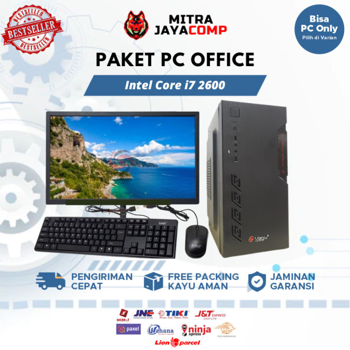 PC Rakitan Fullset Core i7 2600 Ram 8GB HDD - SSD komputer full set murah cocok untuk komputer ...