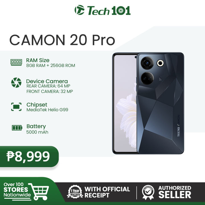 Tecno Camon 20 Pro (8G+256G) With Official Receipt With Warranty ...