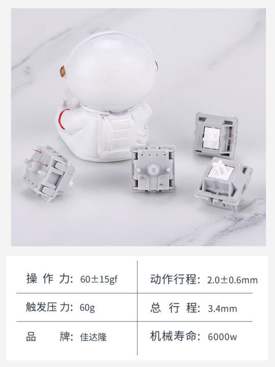 Gateron Jia Darron Mechanical Keyboard HP Blizzard Axle 60g Triggers ...