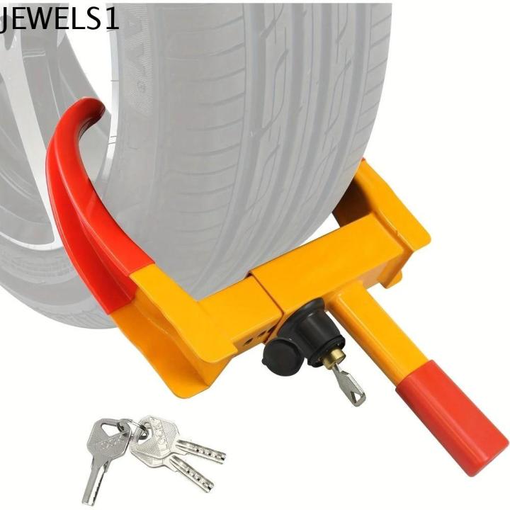 JEWELS1 Portable Tire Lock Heavy Duty Universal Fitment Anti-Theft Lock ...