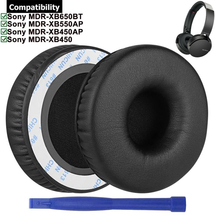 เปลี่ยนแผ่นรองหูฟังสำหรับ Sony MDR XB550AP MDR XB450AP MDR XB650BT MDR ...