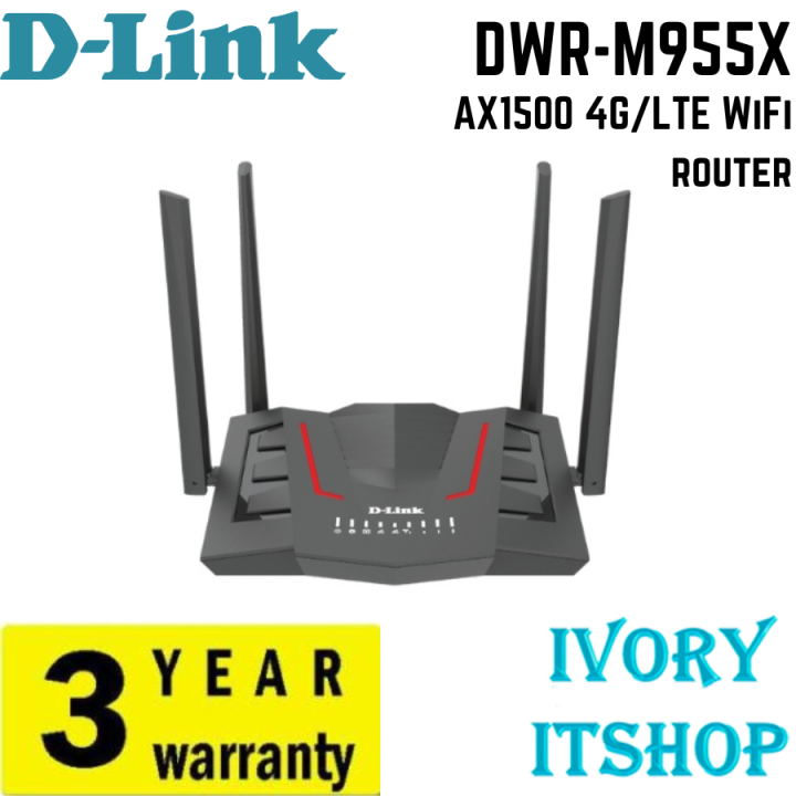 D-Link DWR-M955X AX1500 4G/LTE WiFi router | Lazada.co.th
