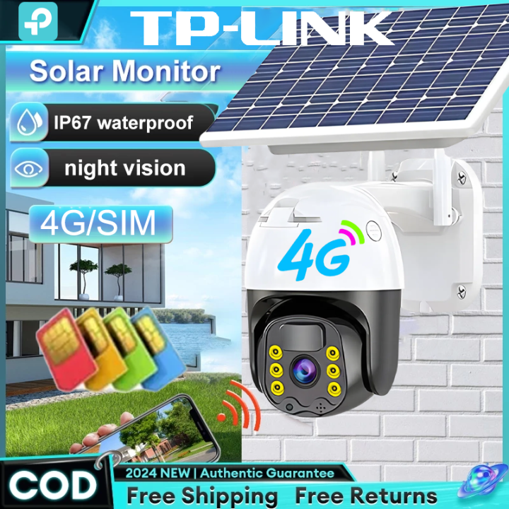 TP-Link Gift 4G SIM card Solar CCTV Camera No Wifi Need Waterproof ...