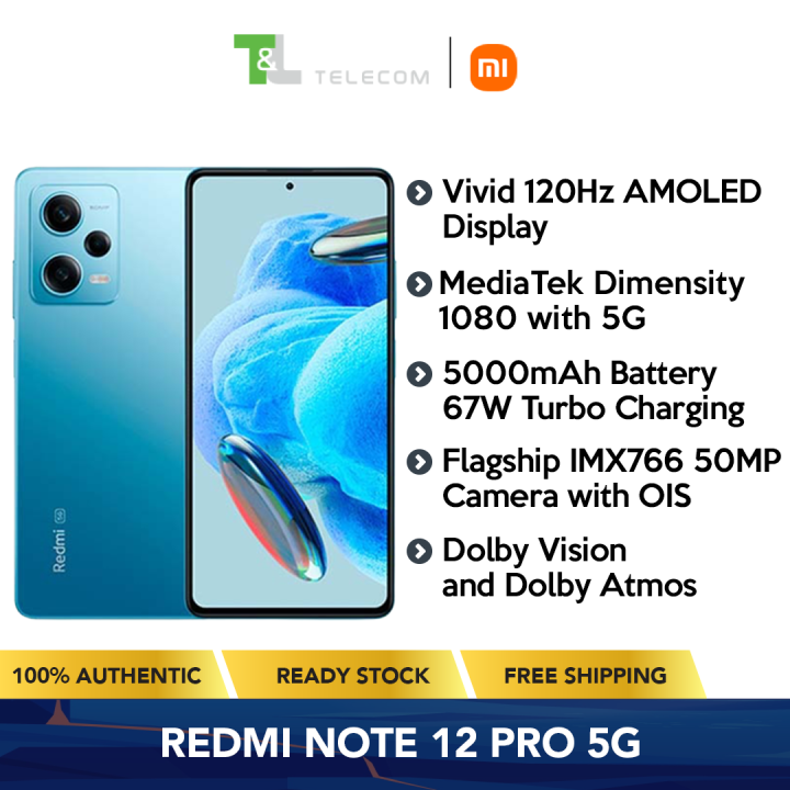 Xiaomi Redmi Note 12 Pro 5G Dual SIM 6GB/8GB+128GB / 8GB+256GB - Free ...