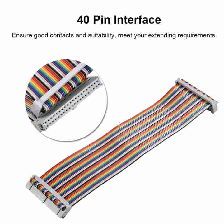 Jumper Wires Male to Female GPIO Ribbon Cable Gpio Cable 40 Pin Ribbon ...