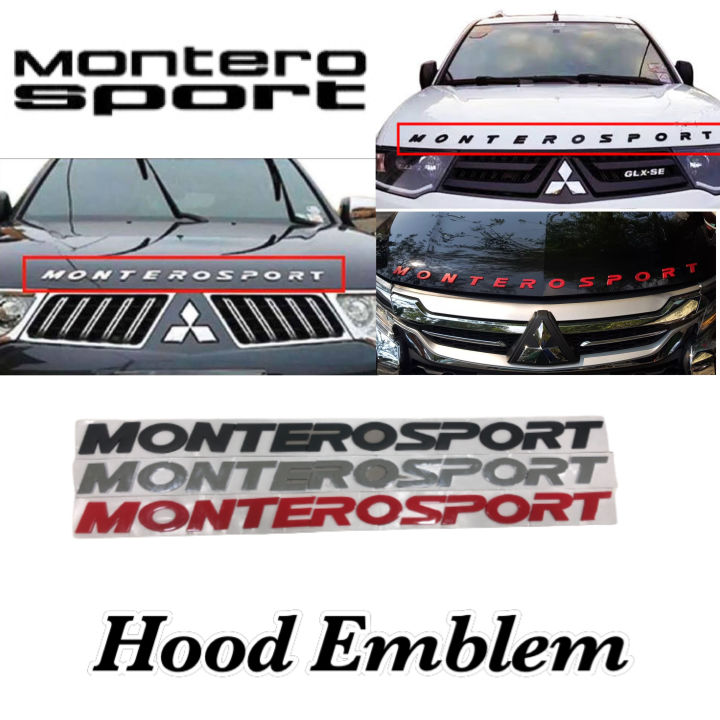 CPA MONTERO SPORT Letters Car Auto Front Hood Emblem Badge Sticker Logo ...
