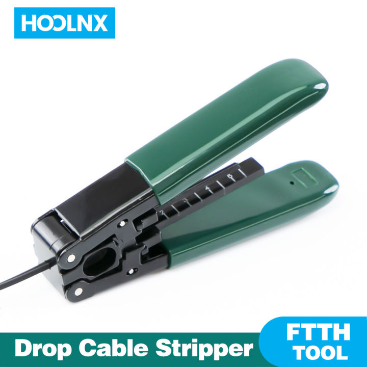 HOOLNX FTTH Drop Cable Stripper, 1 or 2 Cores 3.1x2mm Standard Fiber ...