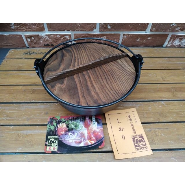 หม้อเหล็กหล่อ Iwachu 26 ซม ของใหม่ เก่าเก็บ | Lazada.co.th