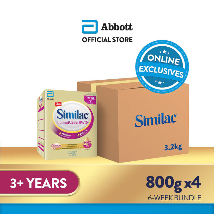 [Online Exclusive] Similac TummiCare HW 3+ 3.2kg for Kids Above 3 Years ...