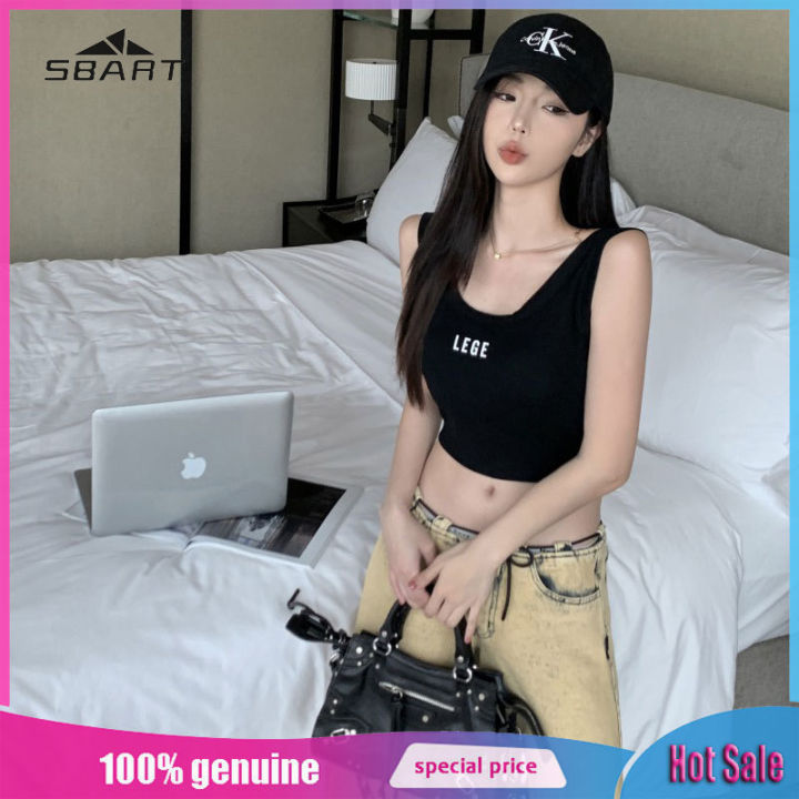 SBART ชุดเดเลกกิ้งผ้าฝ้ายเซ็กซี่เปลือยหลังสายเดี่ยวแผ่นอกสายเดี่ยวระบายอากาศได้เสื้อกีฬารัดรูป ...