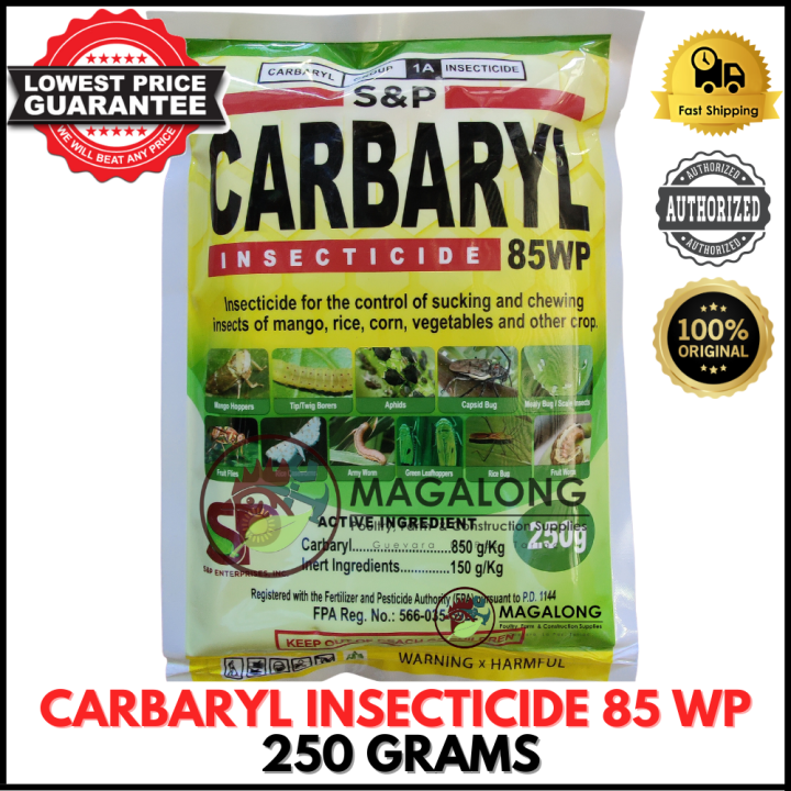 CARBARYL INSECTICIDE 85WP - ANTI-TICK - ANTI-FLEA - WHITE POWDER 50 ...