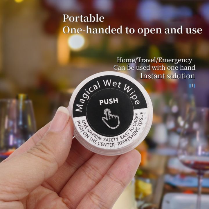 Disposable Portable Capsules Plastic Packaging Disinfection Dry Wet ...