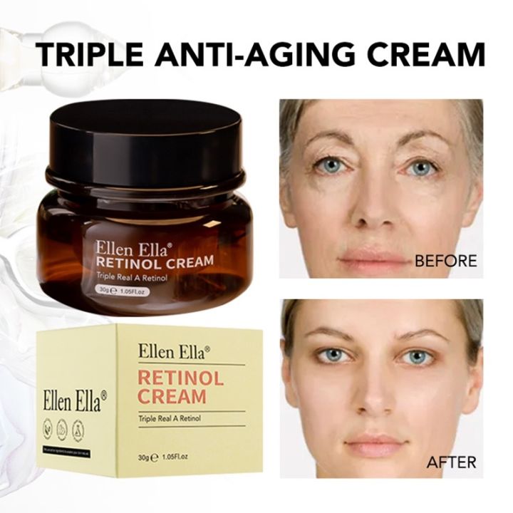 ELLEN ELLA Triple Retinol Cream stimulates collagen regeneration Best ...