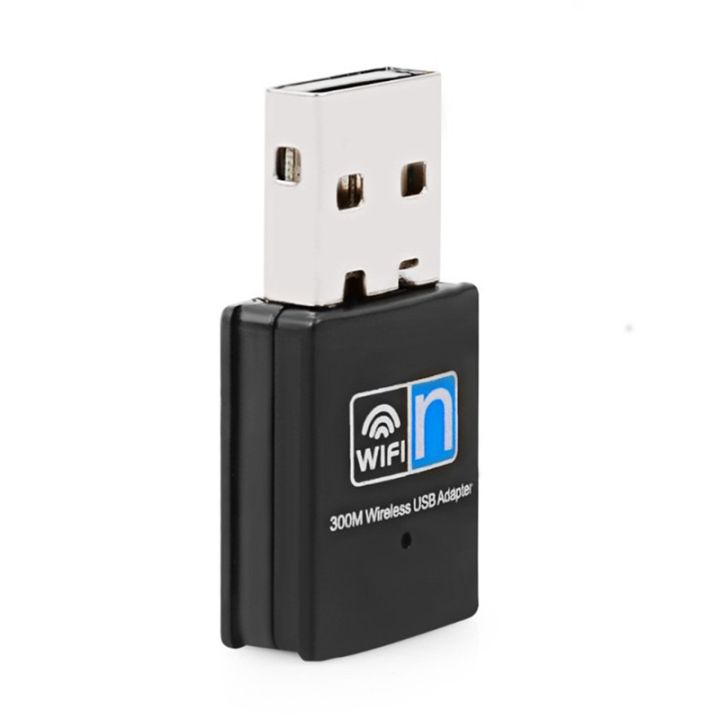 Wireless Mini USB Wifi Adapter 802.11N 300Mbps USB2.0 Receiver Dongle Network Card for Desktop ...