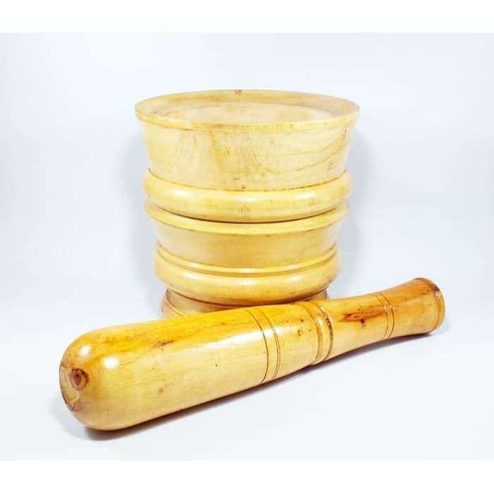 LUMPANG KAYU / Penumbuk bumbu / penumbuk obat / serbaguna | Lazada ...