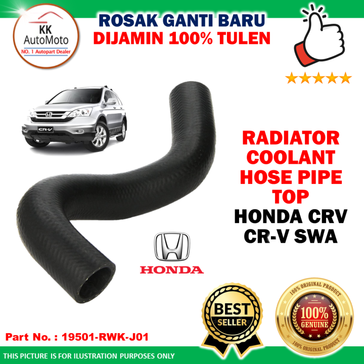 1 x Radiator Coolant Hose Pipe Top Honda CRV CR-V SWA - 19501-RWK-J01 ...