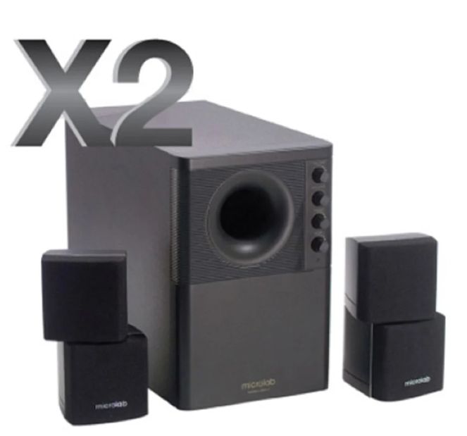ลำโพง microlab x2 /2.1BIuetooh 25 watt มาพร้อมกับซับวูฟเฟอร์และลำโพง 2 ตัว ของแท้ประกันศุนย์ไทย ...