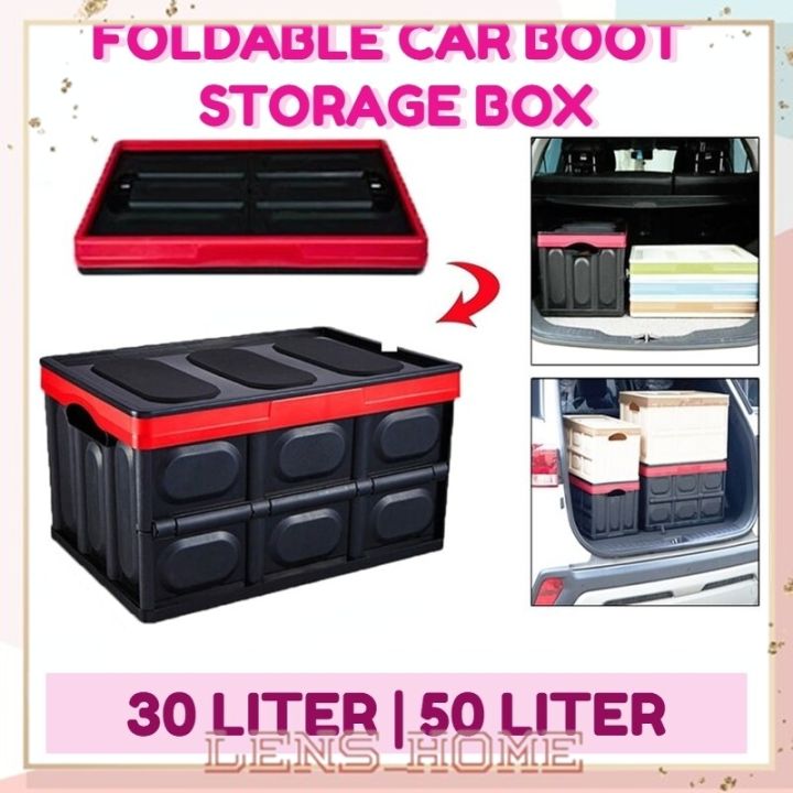 Foldable Car Trunk Multipurpose Container Boot Organizer Vehicle ...