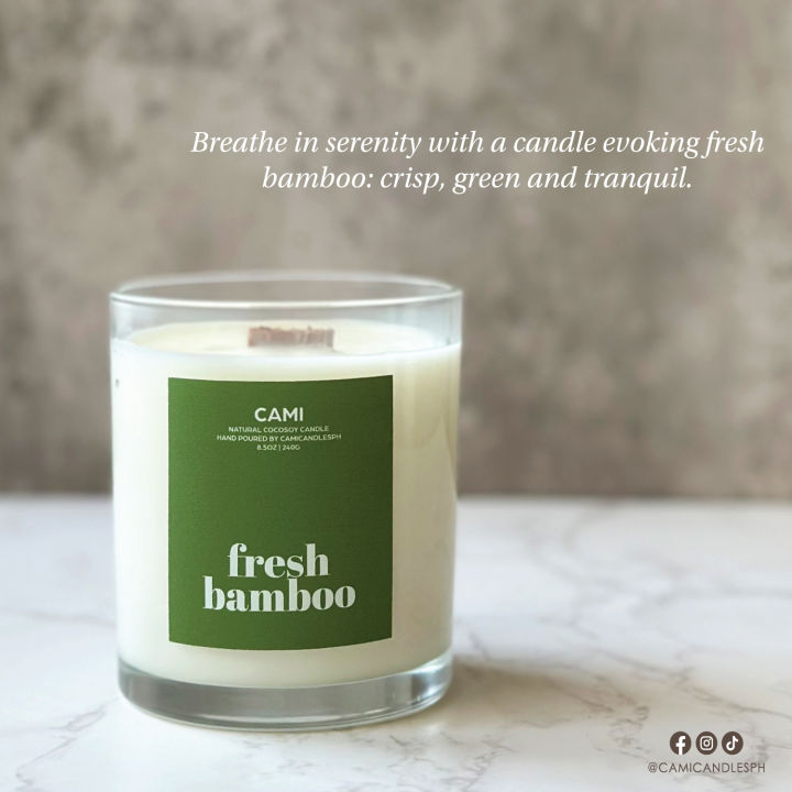 FRESH BAMBOO by CAMI CANDLES PH | Lazada PH