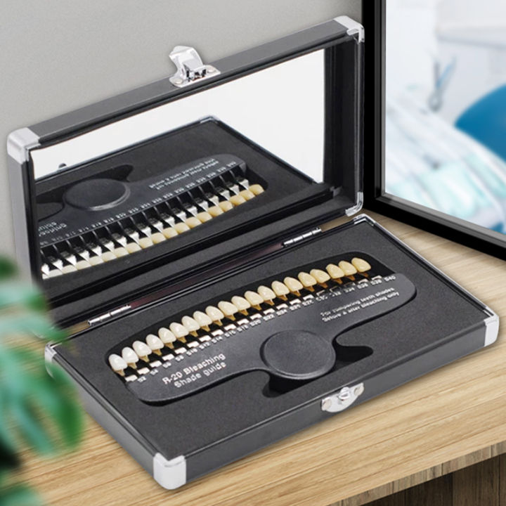 Tooth Color Comparator Dental Products 20 Colors Tooth Whitening