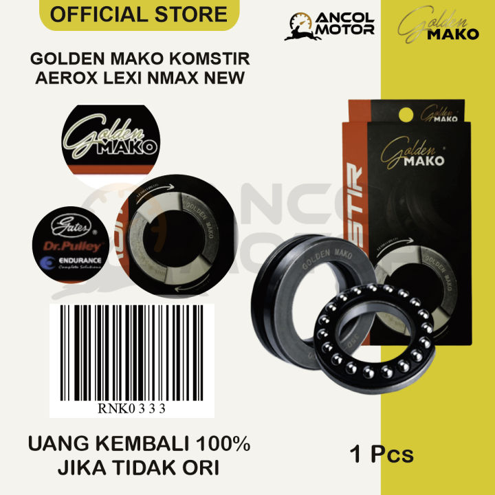 Golden Mako Komstir Racing Aerox 155 NMAX New Lexi 125 Connected Setir ...