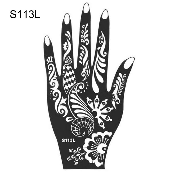Sanwood® India Henna Mehndi Temporary Tattoo Stencil Kit For Women Hand