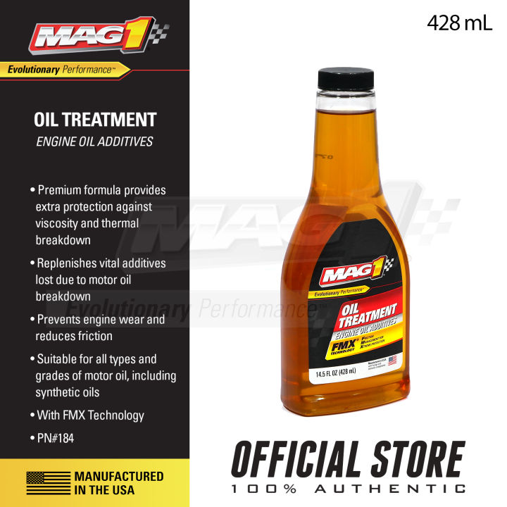 MAG 1 Premium Car Engine Oil Treatment Additive 14.5oz (428ml) MAG1 184 ...