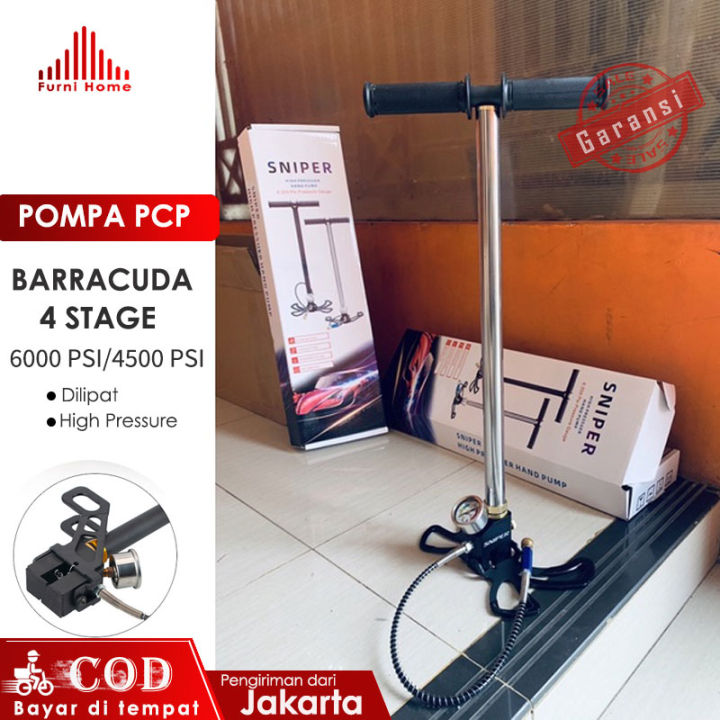 4500/6000 psi pompa 4 stage 6000 psi sniper kaki lipat kupu kupu Gauge ...