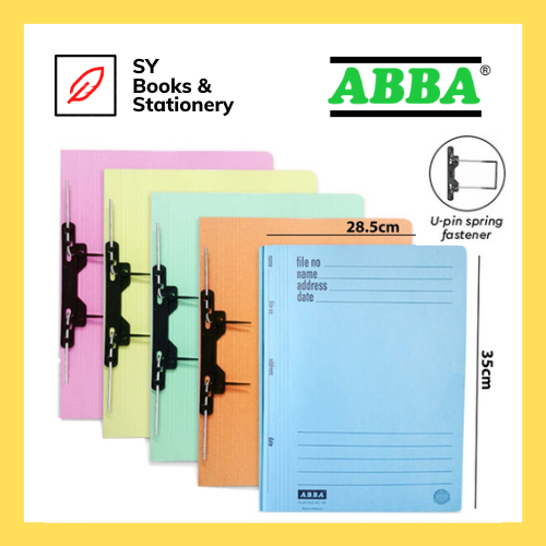 ABBA 350 U-Pin Flat File / Paper File / Spring File / Transfer File ...